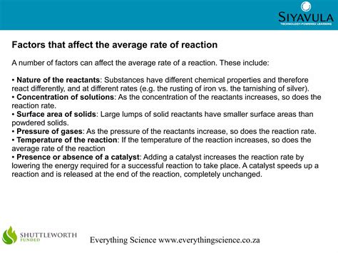 Rate And Extent Of Reaction Odp