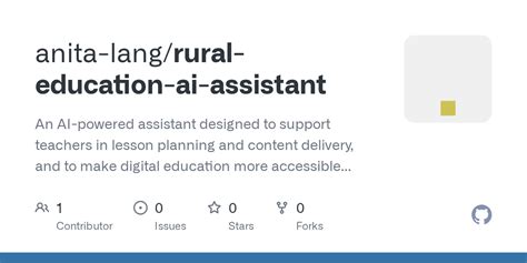 Github Anita Langrural Education Ai Assistant An Ai Powered