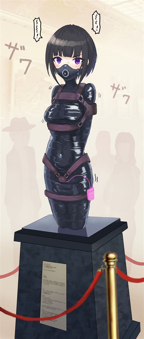 Rule 34 1girls Absurdres Black Hair Bondage Bound Commentary Request Commission Female Femsub