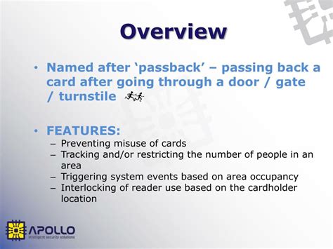 Ppt Anti Passback Powerpoint Presentation Free Download Id1969838