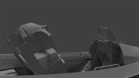 F16 Cockpit 3d Model 65 Obj Max Free3d