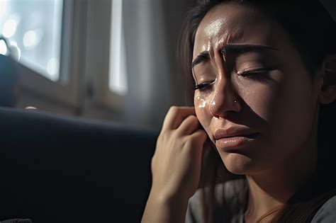 Premium Photo Portrait Of Sad Person