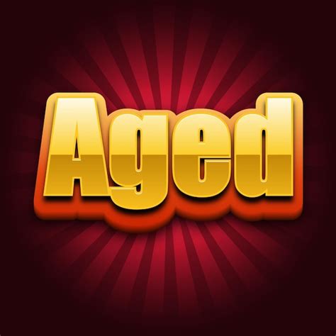 Premium Photo Aged Text Effect Gold  Attractive Background Card Photo