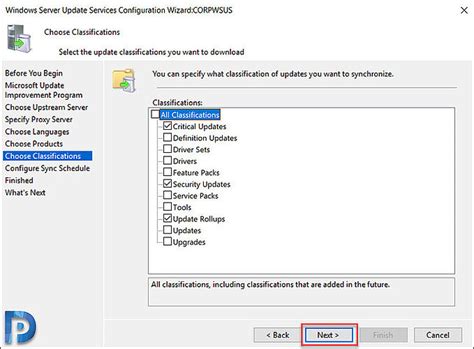 Help With WSUS Products And Classifications Windows Spiceworks Community