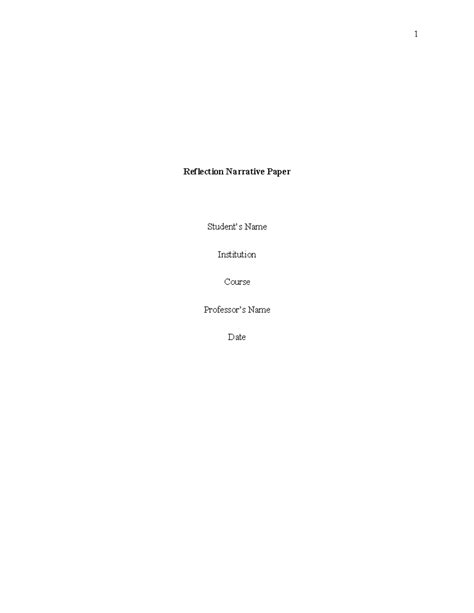 Reflection Narrative Paper Exploring Subcultures In College Studocu
