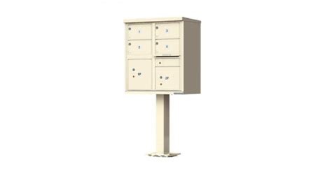 4 Tenant Door Standard Style Cbu Mailbox Pedestal Included Type 5