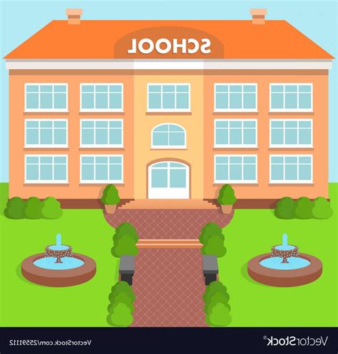 School House Vector At Collection Of School House Vector Free For Personal Use