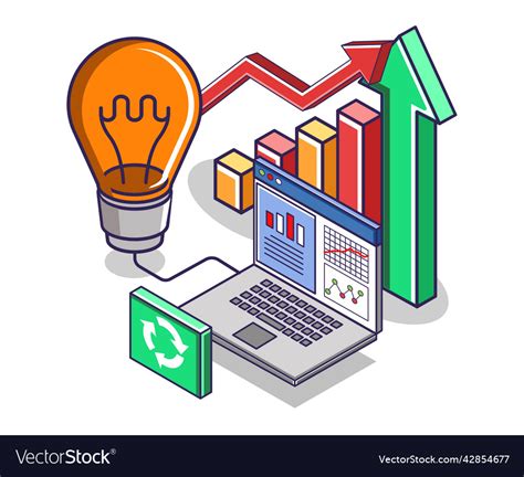 Electrical Energy Analysis Management Royalty Free Vector