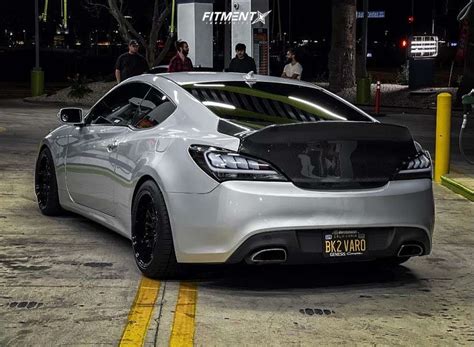 2015 Hyundai Genesis Coupe 38 With 18x95 Aodhan Ds07 And Continental