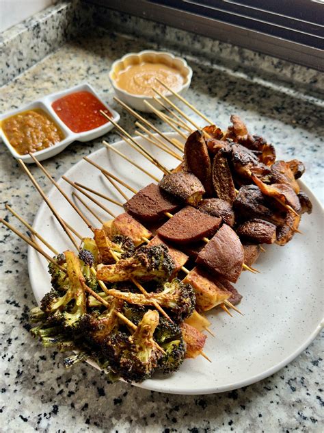 Vegan Lok Lok Spiced Skewers Brown Girl Vegan