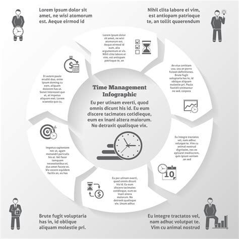 Free Vector Time Management Infographics