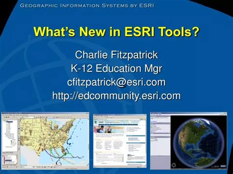 Ppt Whats New In Esri Tools Powerpoint Presentation Free Download