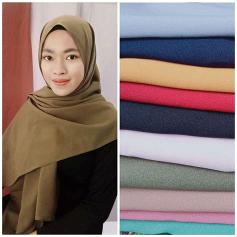 Jual Pasmina Polos Shopee Indonesia
