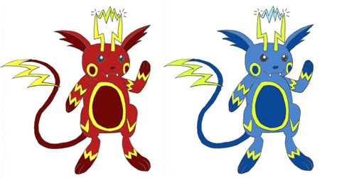 Mega Raichu Shiny By Eurekatrollcat On Deviantart