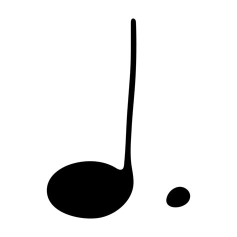 Dotted Quarter Note Symbol
