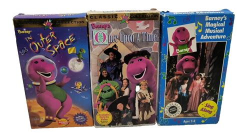 Barney Classic Collection Vhs 4 Tape Set For Sale Online Ebay