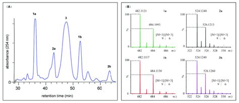 Hplc Uv Chromatogram Of The Crude Extract Of Pestalotiopsis Rhododendri