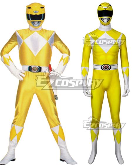 Sexy Yellow Power Ranger Costume
