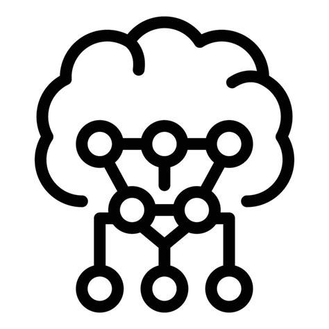 Business Brainstorm Icon Outline Vector Logic Idea Research 41275305