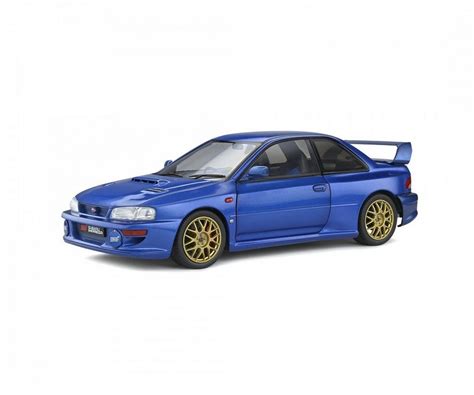 Simba Modellauto 421181660 Solido 118 Subaru Impreza 22b Blau
