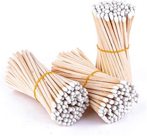 300pcs 4 Decorative White Matches Long Wooden Safety