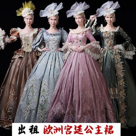 欧洲贵族晚礼服晚礼服高贵晚礼服晚宴大山谷图库