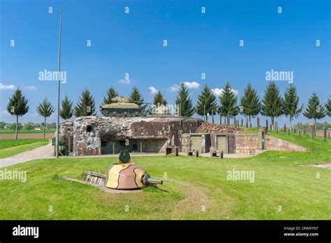 Esch Casemate As Part Of The Former Maginot Line Here Bunker With M4