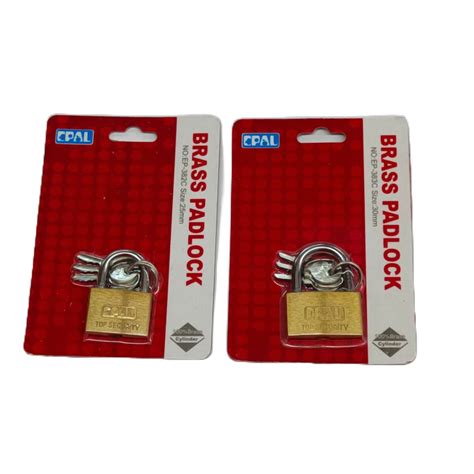 Brass Pad Lock 25mm 30mm Shopee Malaysia