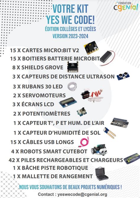 Concours Yes We Code Technologie Collège