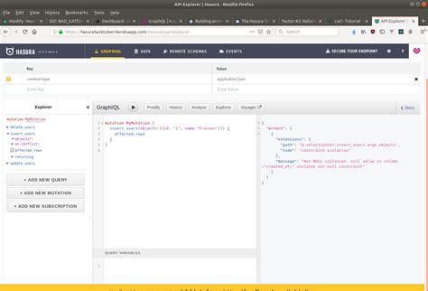 Docs Update Troubleshooting Guide With Errors · Issue 2871 · Hasuragraphql Engine · Github
