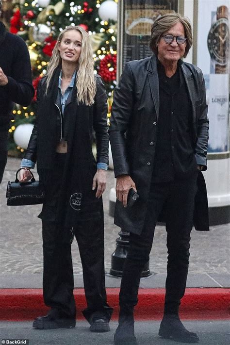 Mohamed Hadid 74 Steps Out With Model Maxime Nova 32 For Shopping Outing In Beverly Hills