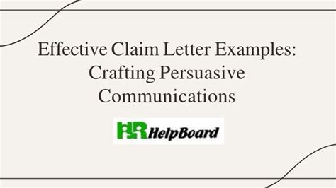 Ppt Claim Letter Example Powerpoint Presentation Free Download Id