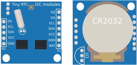 tiny rtc i2c module openclipart