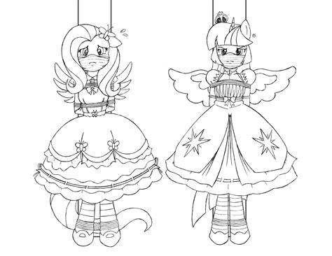 783820 Safe Artistryuseihikari Fluttershy Twilight Sparkle