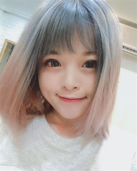 Misa米砂 On Instagram 你各位啊來看新髮色 還順便剪了瀏海💕大家會喜歡這樣嗎？ 設計師👉🏻 Octhook”