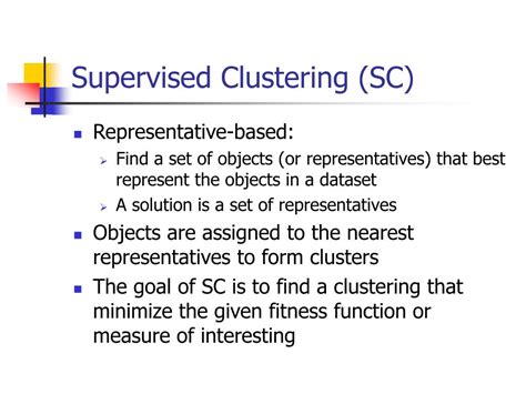 Ppt Region Discovery Using Supervised Clustering Algorithms