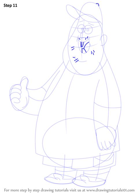 How To Draw Soos Ramirez From Gravity Falls Gravity Falls Step By