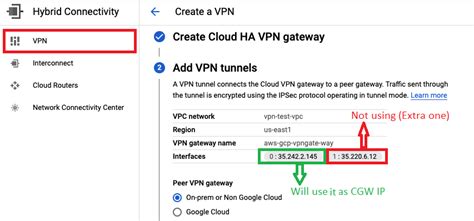 configuration of a dynamic routing based site to site vpn between aws