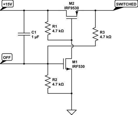 Switches Default On Latch Off Mosfet Power Switch Electrical