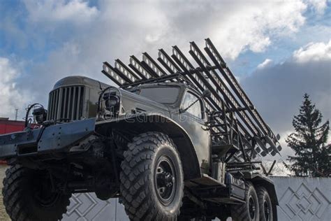 Katyusha Combat Vehicle Of Rocket Artillery During The Great