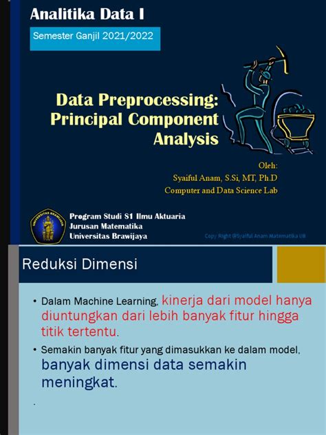 Data Preprocessing Pca R Pdf