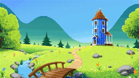 Pixel Moomin
