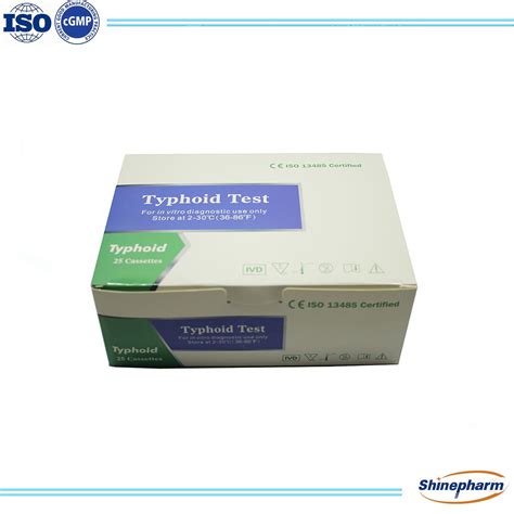 Diagnostic Typhoid Rapid Test Infectious Disease Test Oem Test And Oem
