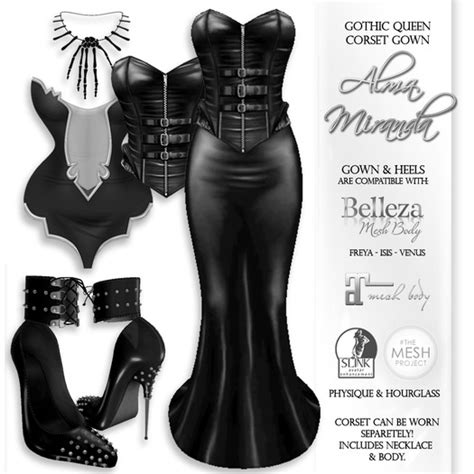 Second Life Marketplace Updated Demo Gothic Queen