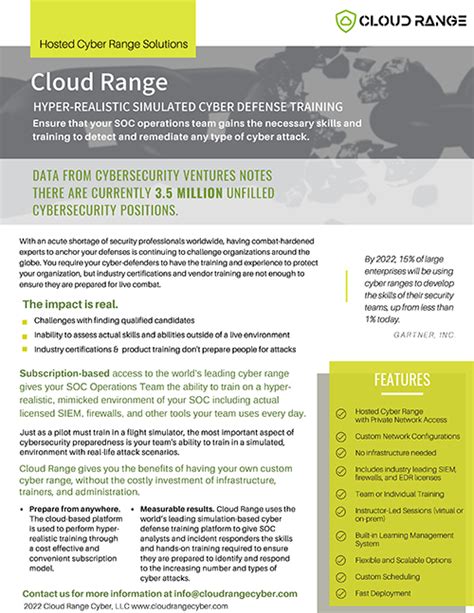 Cloud Range Resources — Cloud Range Cyber Range