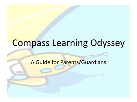Compass Learning Odyssey