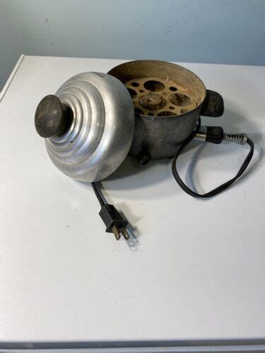 Sunbeam Model E Electric Egg Cooker Vintage Poach Hard Boiled Cooking Appliance 4609377484