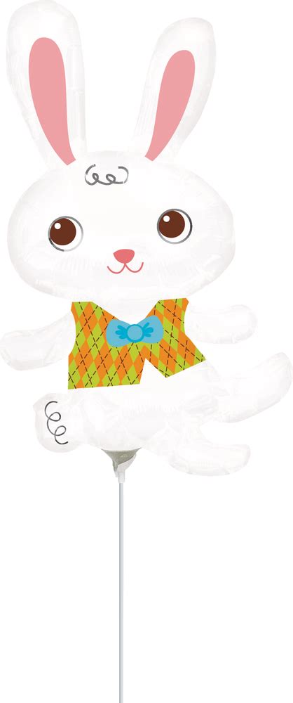 Air Filled Mini Easter Bunny Foil Balloon Canadian Tire