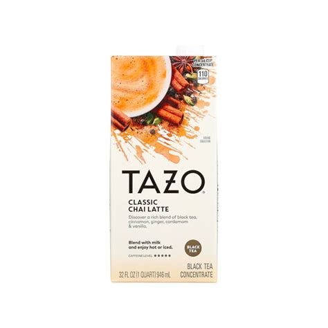 Tazo Chai Latte Concentrate Tea Bags The Kitchen Barista And Ts