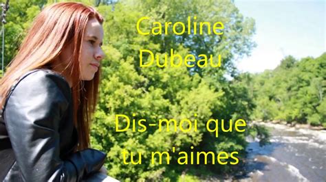 Chimène Badi Dis Moi Que Tu Maime Caroline Dubeau Cover Youtube
